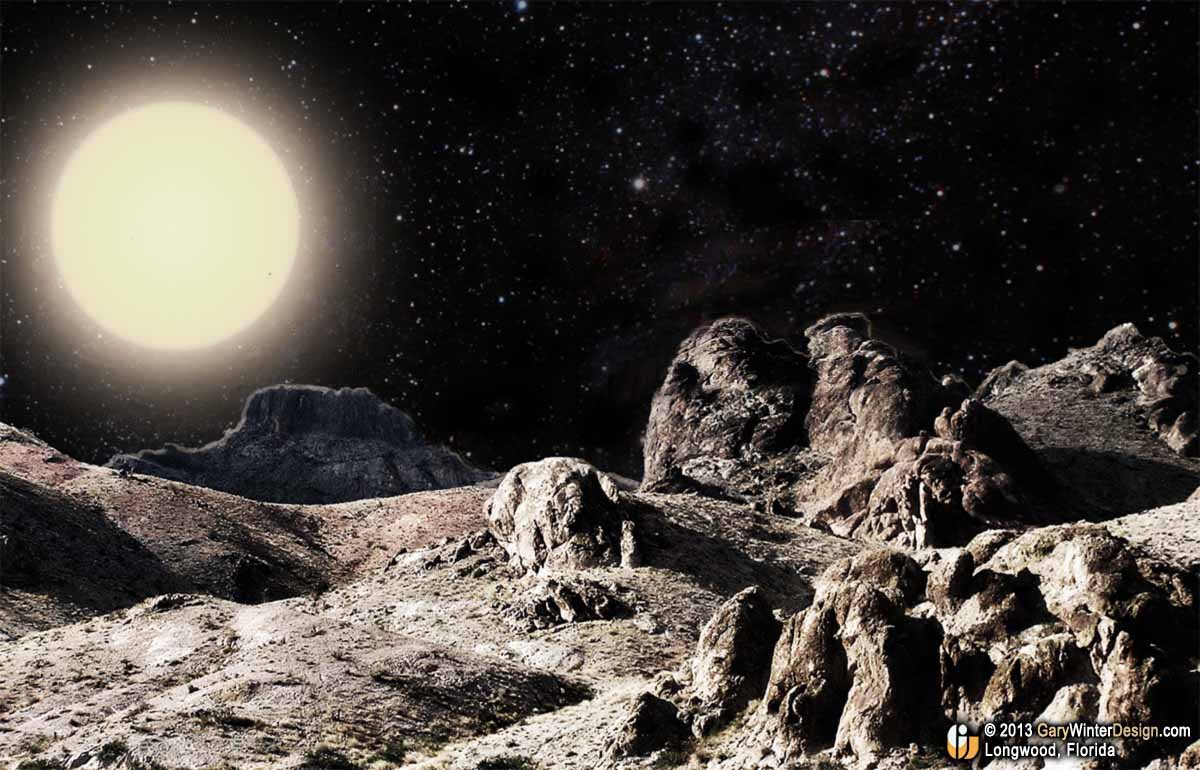 Surface Of Mercury Planet